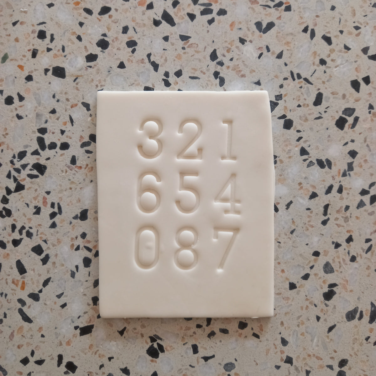 Modern Number Fondant Embosser Set | Cake Bake Decorate - online cake ...