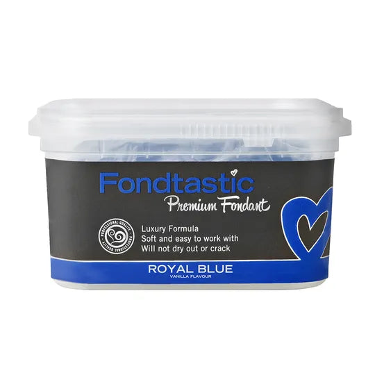 Fondtastic ROYAL BLUE Fondant 250g – Cake Bake Decorate