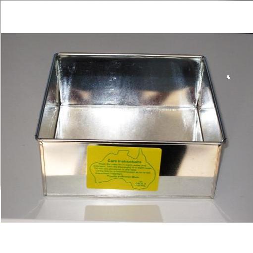 Cake Tin Square 8" | Cake Bake Decorate - online cake decorating supplies