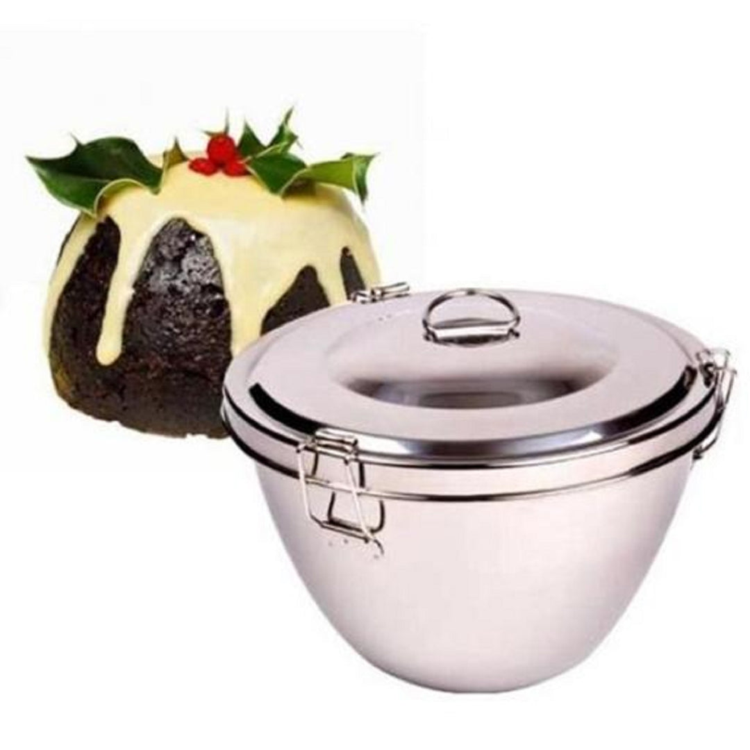 Stainless Steel Pudding Steamer 2 litre | Cake Bake Decorate - online ...